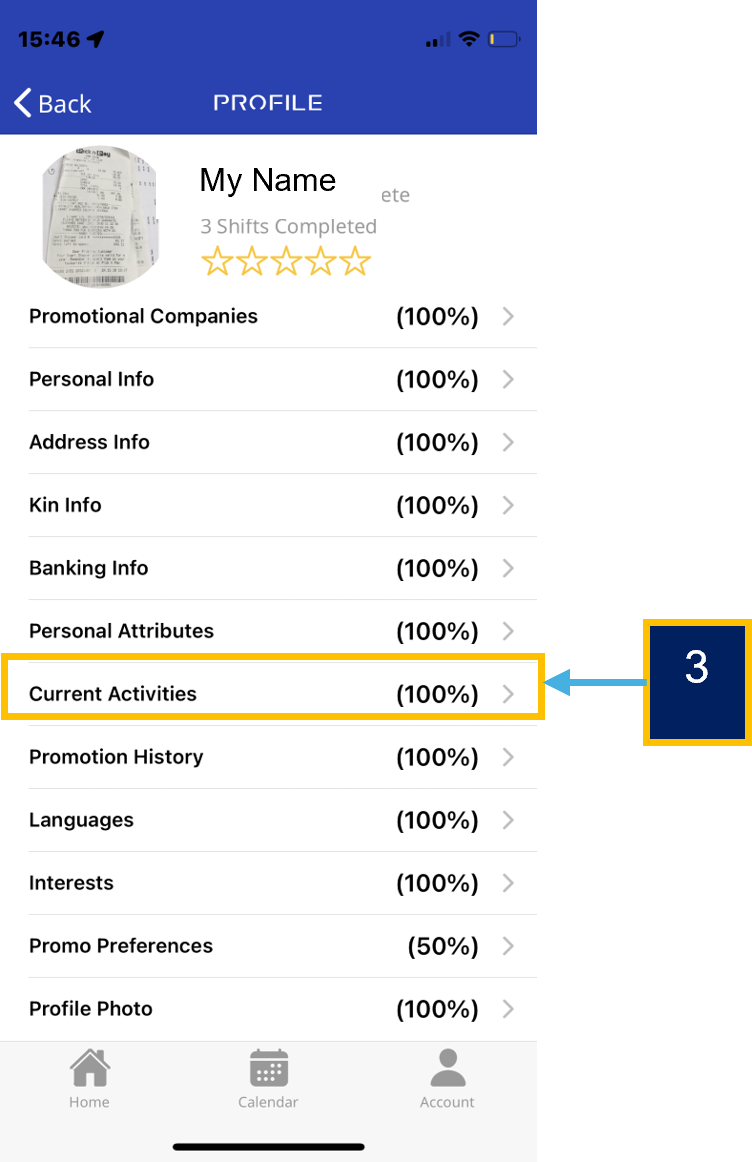 How do I add/update my Current Activities? – PromoForce/Internal IT