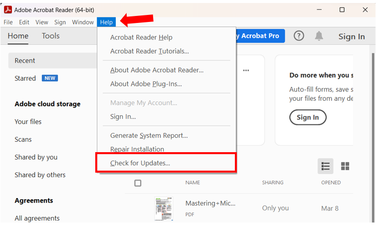 How to install and update my Adobe Acrobat reader (Windows/Mac ...